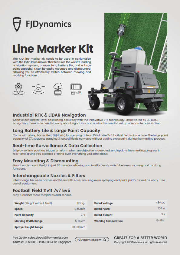 Line Marker: Precision for Perfect Sports Fields - Robot Mowers Australia