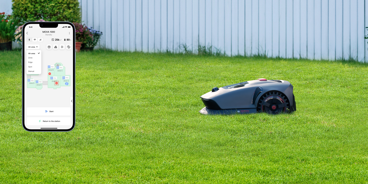 Mova 1000 Robot Lawn Mower - Free Garage Offer